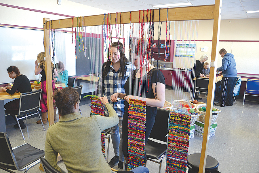 Weaving project promotes community vision - The Equity