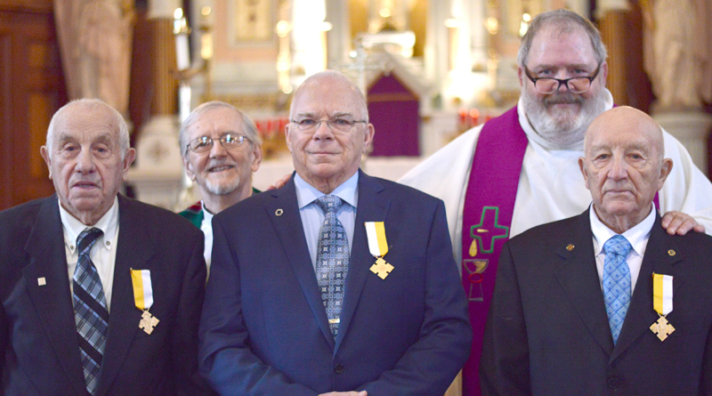 Parishioners presented with papal medals - The Equity