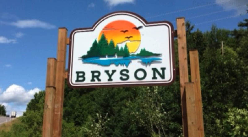 New welcome sign for Bryson - The Equity